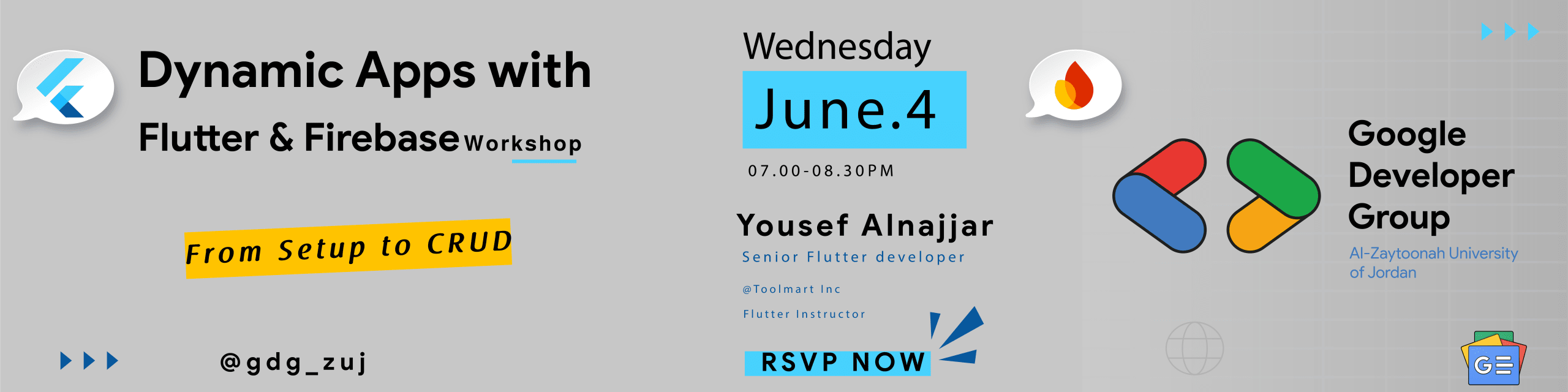See Dynamic Apps with Flutter & Firebase: From Setup to CRUD - Workshop at Google Developer ...